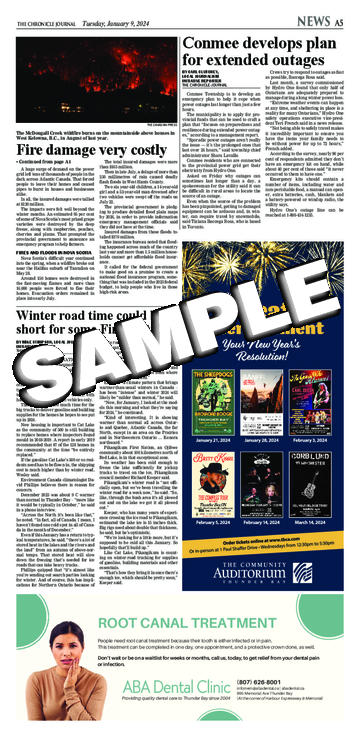 The Chronicle-Journal - Tuesday, January 9, 2024 - A-05 | The Chronicle ...