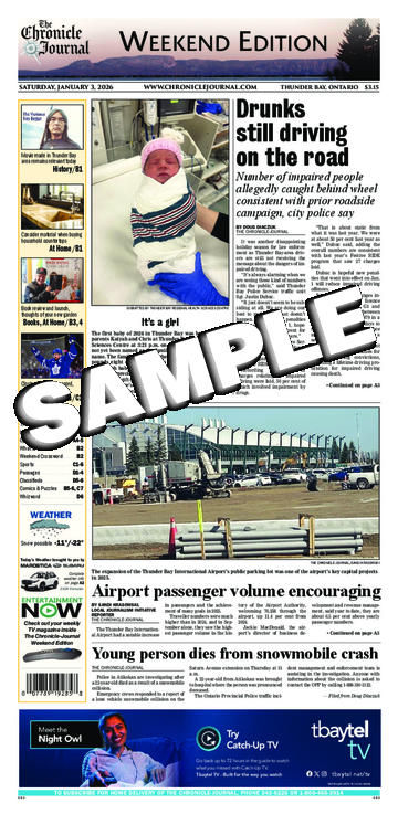The Chronicle-Journal - Saturday, January 3, 2026 - A-01 | The ...